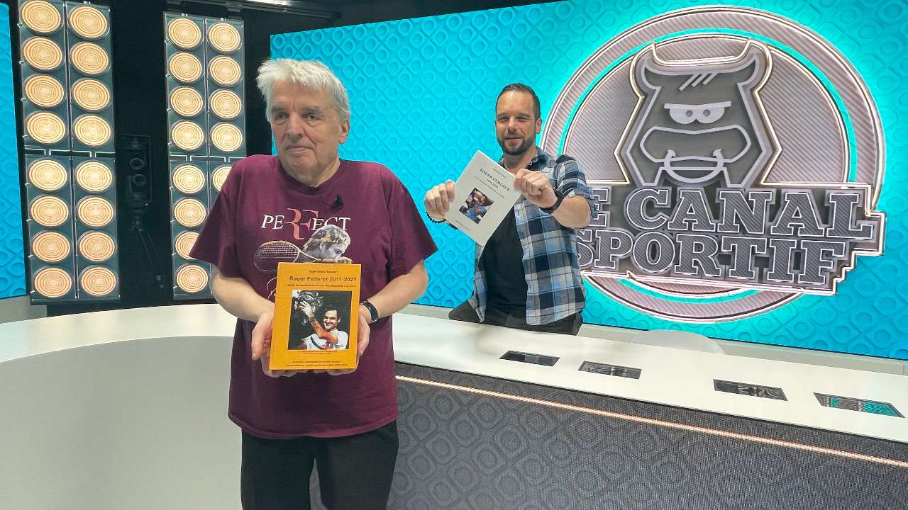 Jean-Denis Sauser, le "biographe neuchâtelois" de Roger Federer - Canal ...