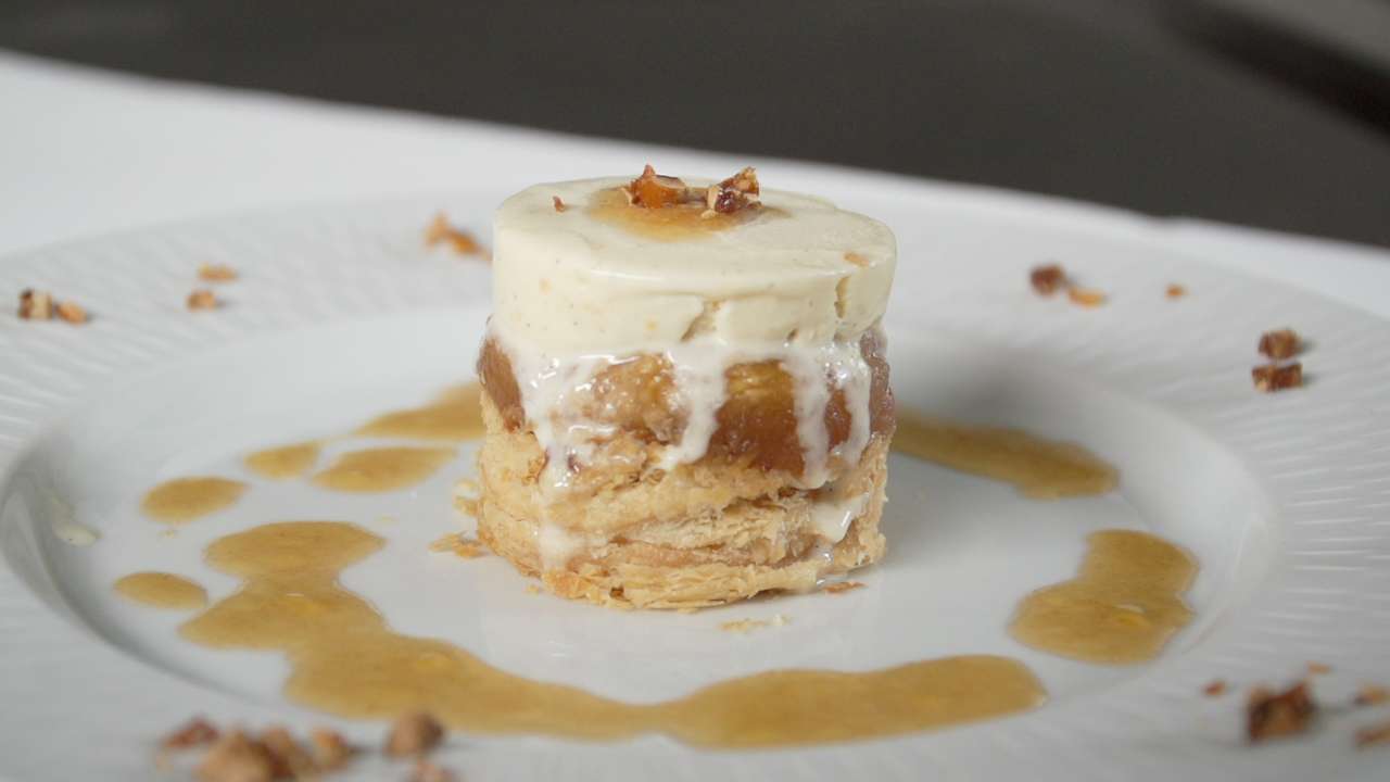 Feuillantine aux pommes façon Tatin chez Jean-Marc Soldati - Canal Alpha