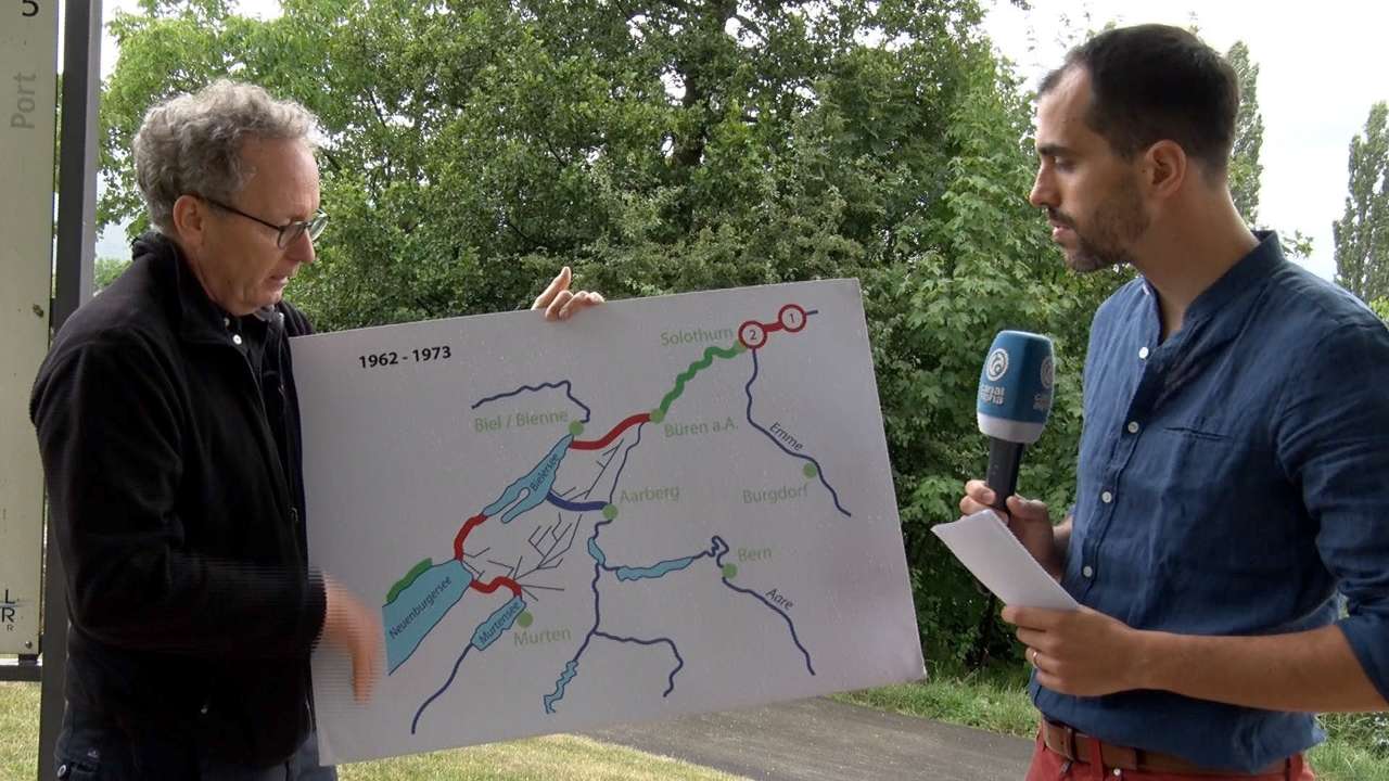 Le canal de la Thielle, dans un sens ou dans l'autre - Canal Alpha